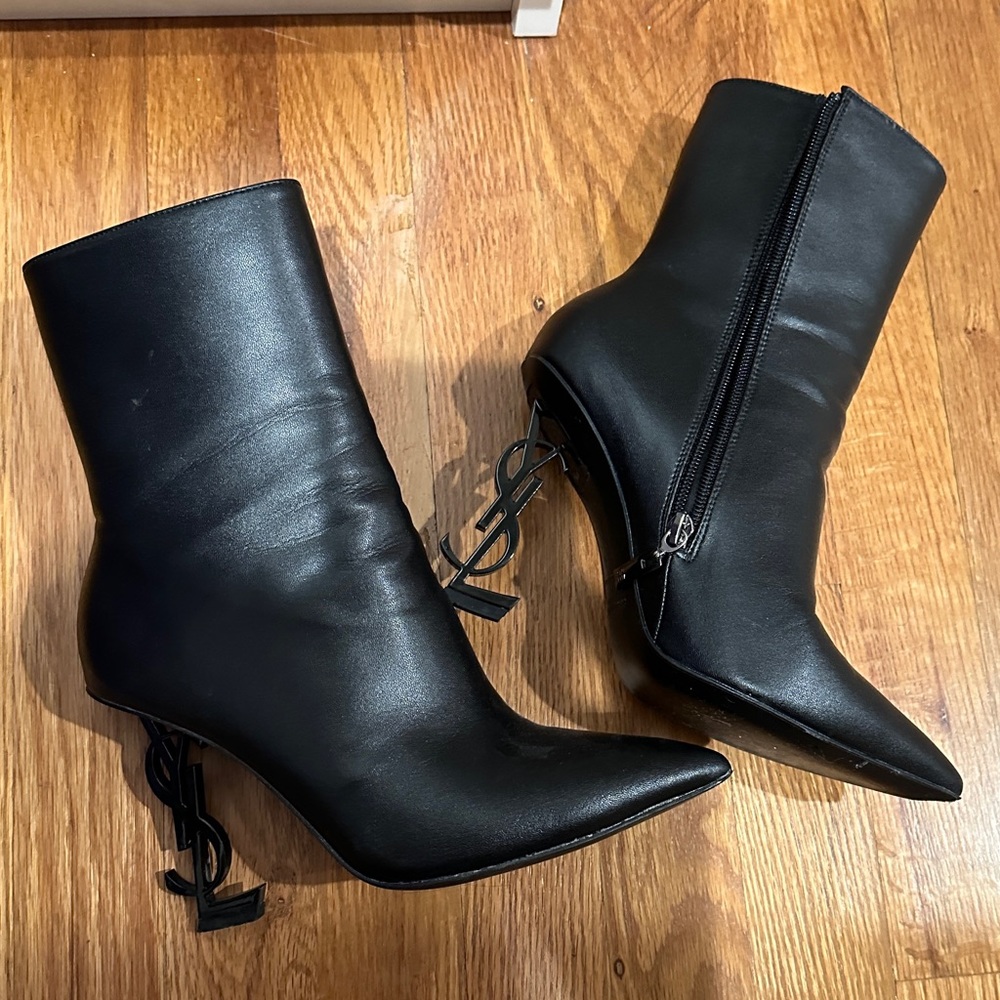 Ysl Heel Boots - Gem